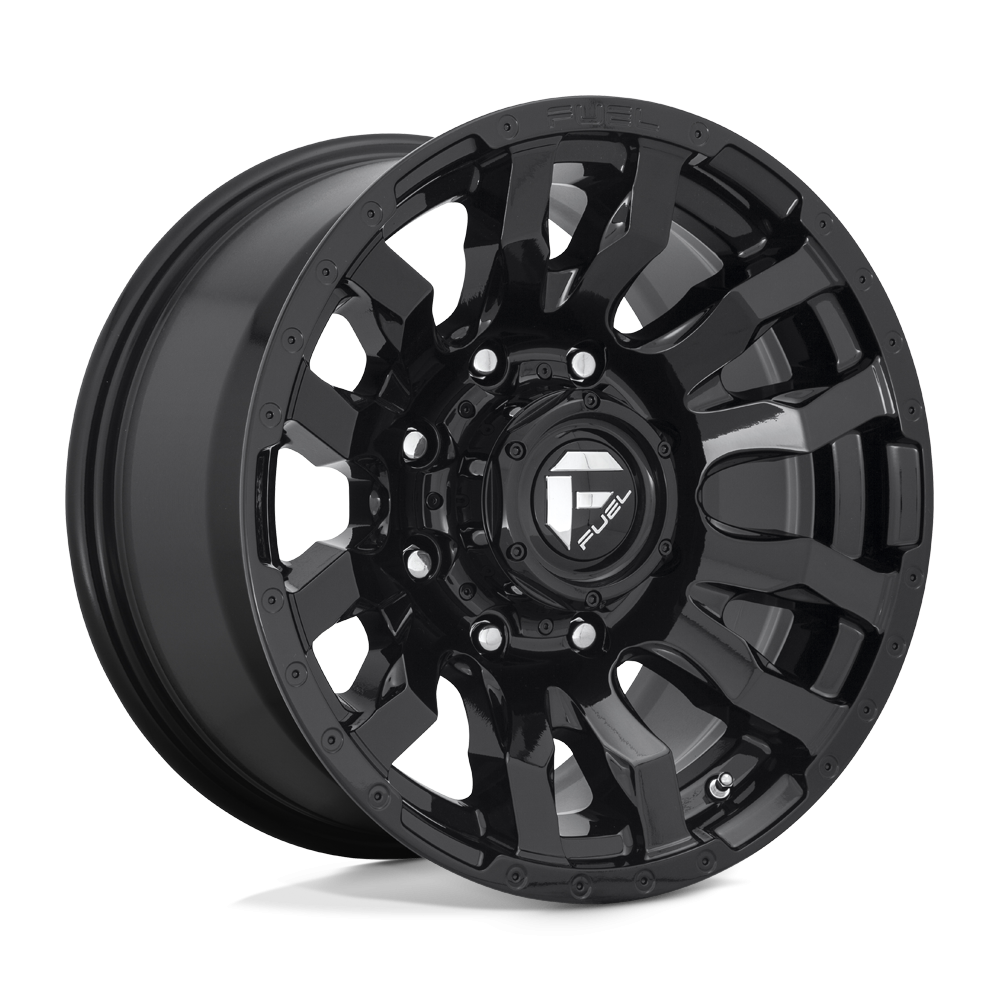 FUEL D675 BLITZ Gloss Black 22X10 8X180 (BS 4.79) CB 125.10 - 8x180 New ...