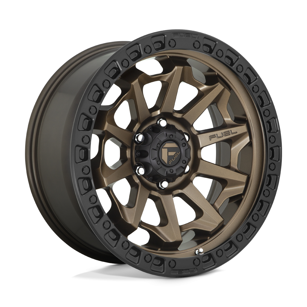 FUEL D696 COVERT Matte Bronze Black Bead Ring 17X9 8X165.1 (BS 5.04) CB ...