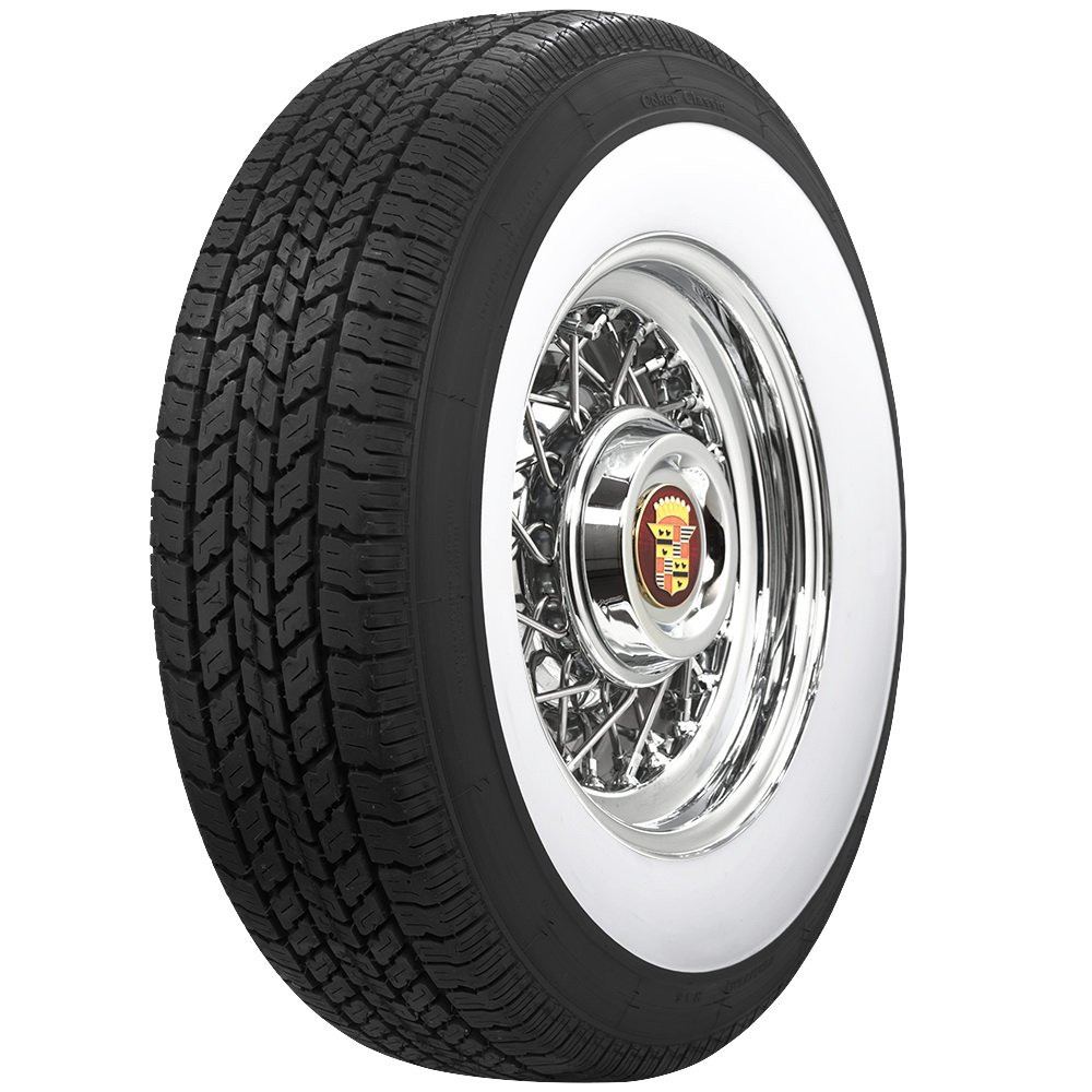 235 75 15 Coker Classic WWW 3 3 8 White Wall Radial Tires