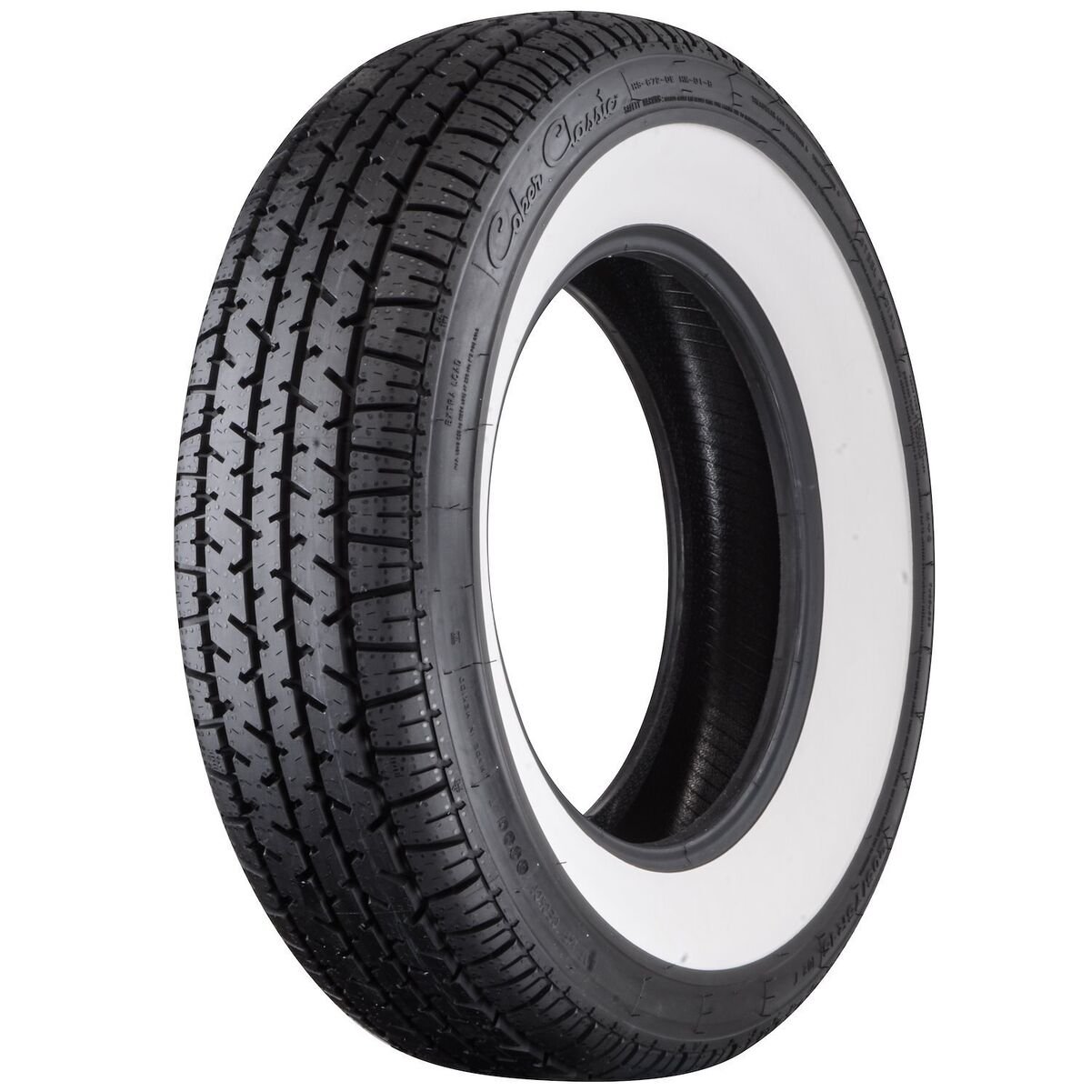 195/75-15 Coker Classic Star Series 3/4" WW - White Wall Radial tires ...