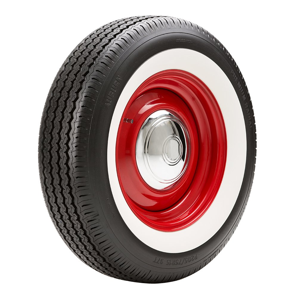 235/75-15 AUBURN PREMIUM White Wall 3" - White Wall Radial tires ...