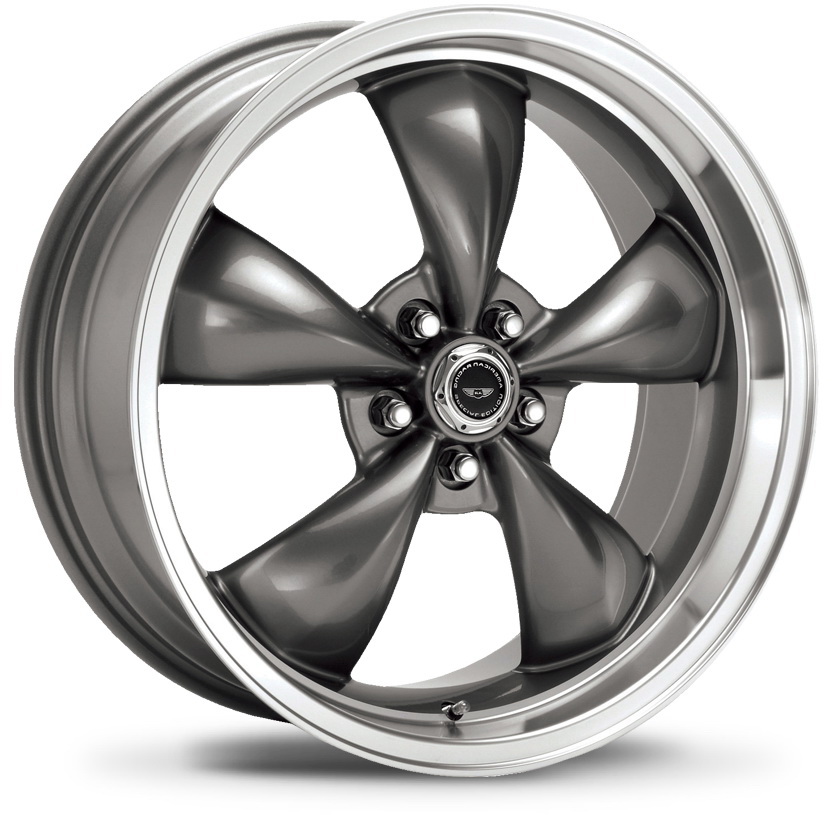 AMERICAN RACING AR105 TORQ THRUST M Anthracite w/ Machined Lip 9x17 ...