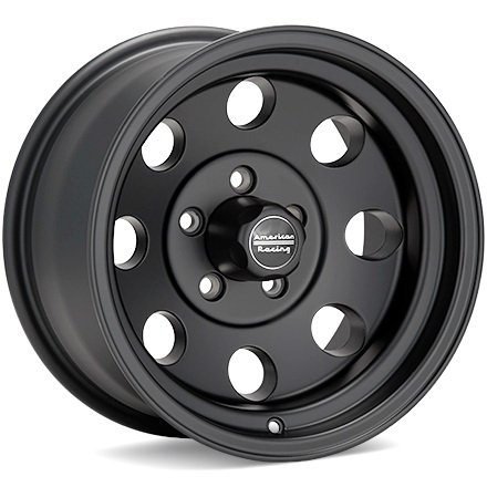 AMERICAN RACING AR172 BAJA Satin Black 8x15 , ET=0, BS=3.75, 5x127 ...