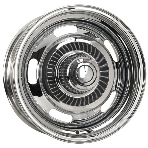 AMERICAN STEEL WHEEL CHEVY RALLEY Chrome 8x15 , ET=0, BS=4, 5x127 ...