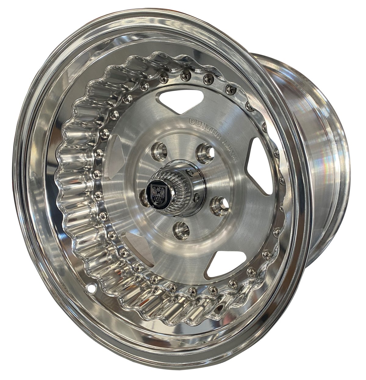 MUSCLE CAR CONVO BRUSHED FACE / MIRROR LIP 10x15 ET-12 5x120.65 - 5x120 ...