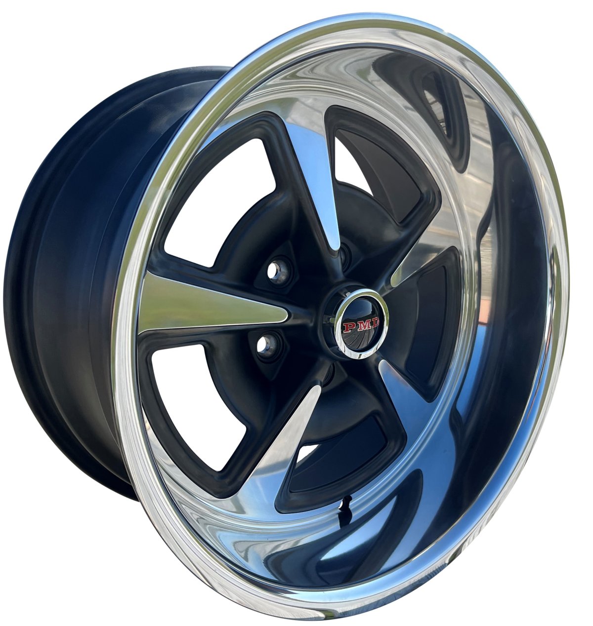 MUSCLE CAR RALLYE II V2 BLACK / POLISH 8x18 ET=0 5x120.65 - 5x120.65 ...