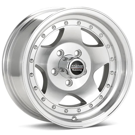 AMERICAN RACING AR23 MACHINED 7x15 + 8x15 med Nankang dæk - 5x120.65 ...
