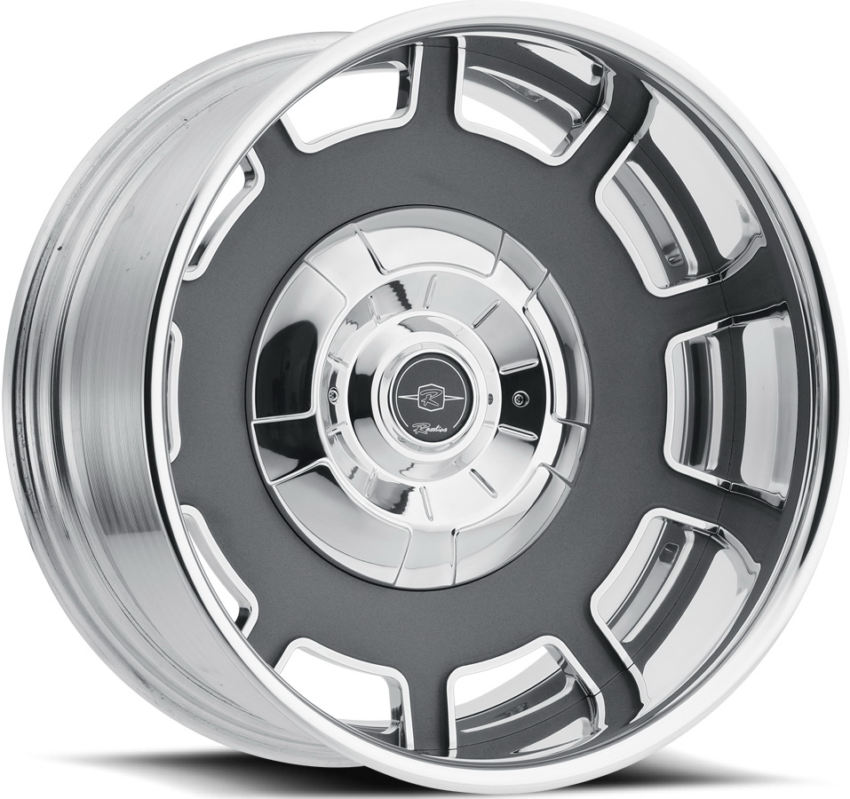 RACELINE CLASSICO Two Piece Billet Wheel 10x20 , ET=0, 5x127 - 5x127 ...